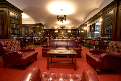518-0680: Interior of the New York Yacht Club's famous - Kos Picture Source