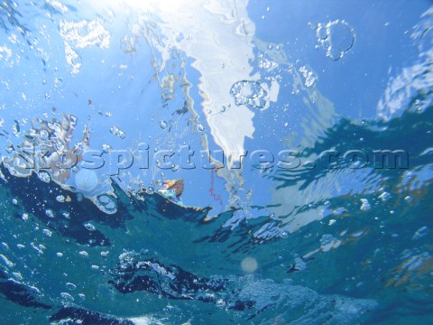 519-4501: Underwater vision of dinghy boat. - : Asset Details -Kos ...